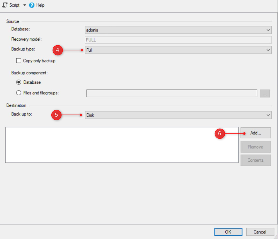 How do I create an SQL Server database backup? – BOC Group Support